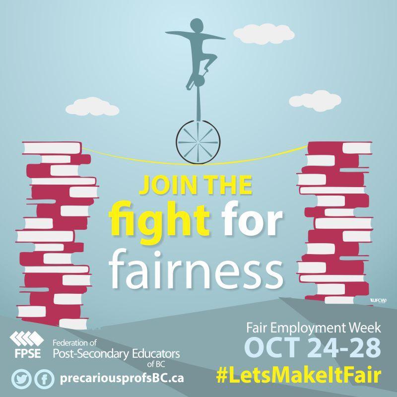 Join the Fight for Fairness - Federation of Post-Secondary Educators of BC