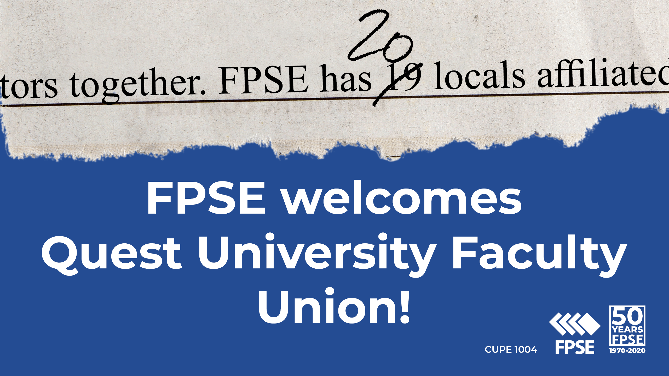 FPSE News: 20 Locals in 2020: FPSE Welcomes Quest University Faculty ...